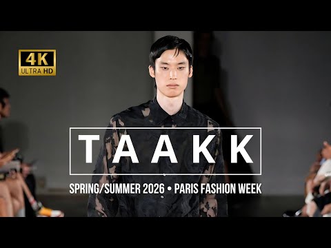 TAAKK Homme Printemps/Été 2026 : Takuya Morikawa Réinvente les Tendances
