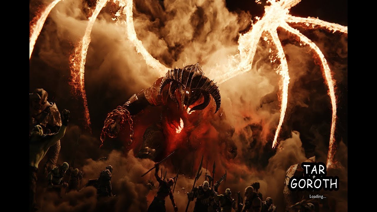 Tar Goroth: Fighting the Balrog in Shadow of War- Full Fight and ...