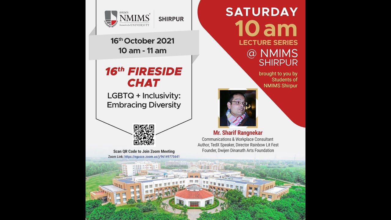 A Fireside Chat with Mr Sharif Rangnekar on the topic "LGBTQ+ ...