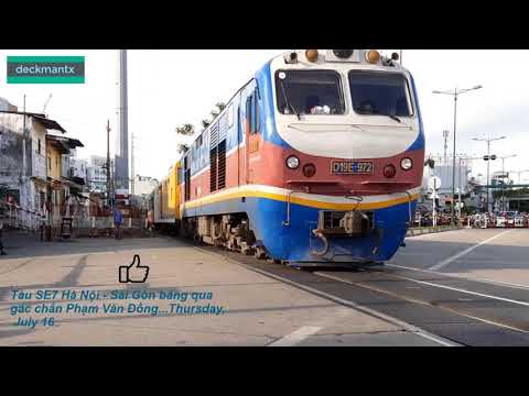 Xe lửa Việt Nam(VN Trains),11 chuyến tàu khách xuôi ngược ở Sài Gòn ...