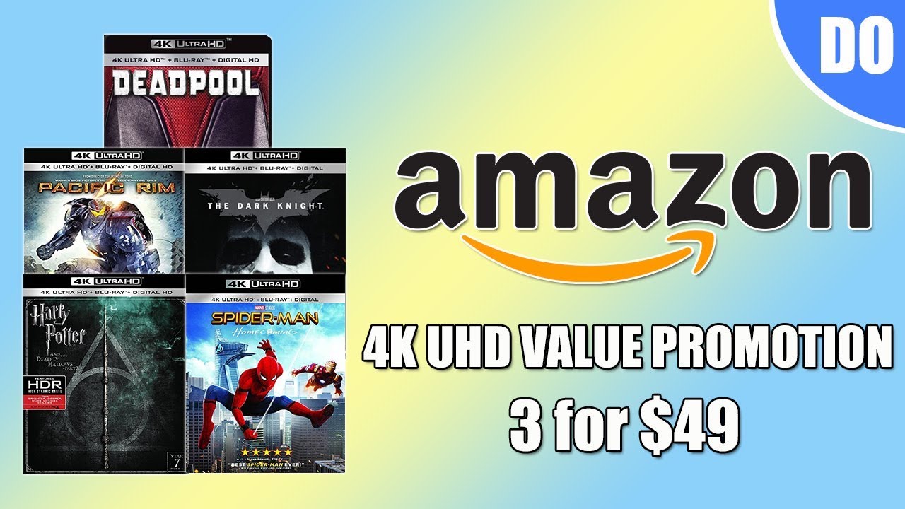 Amazon 4K UHD Value Promotion | 3 for $49 - YouTube