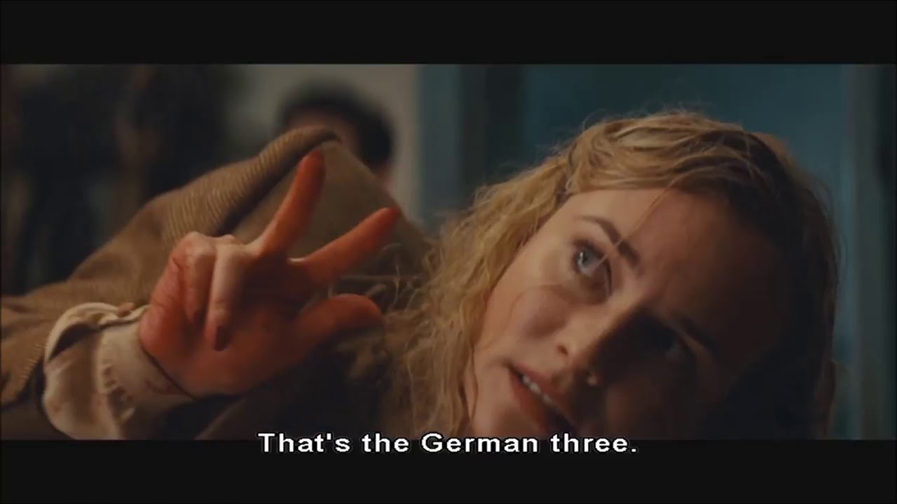 Inglorious Basterds 2009 Bridget von Hammersmark Interrogation scene ...