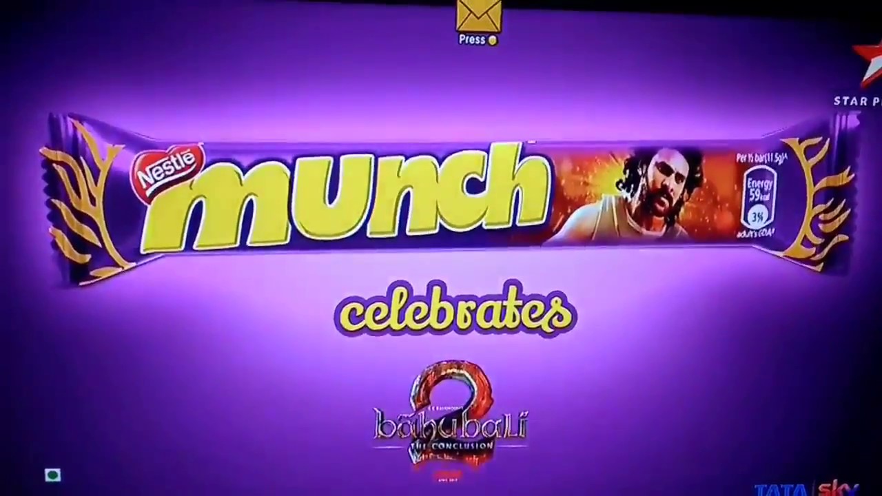 Prabhas Ad For Munch Baahubali 2 || Bahubali - The Conclusion ...
