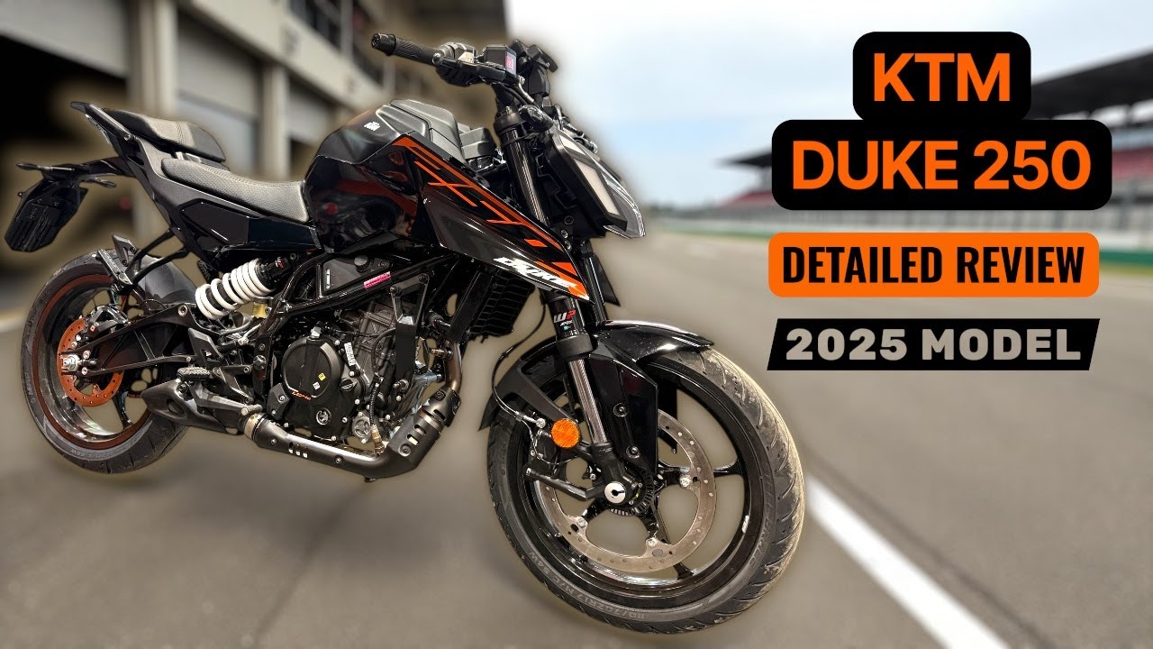 KTM DUKE 250 DETAILED REVIEW | 2025 MODEL #ktm #ktmindia - YouTube