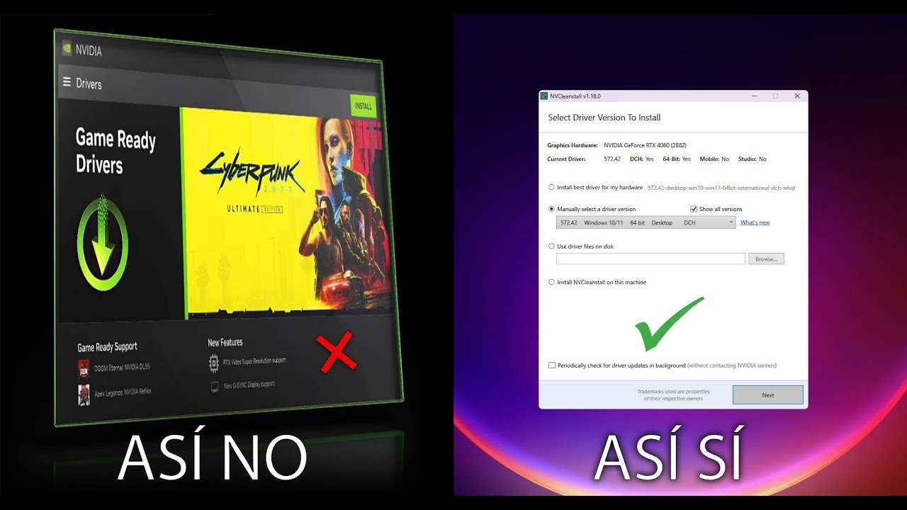 La forma más correcta de actualizar los drivers de tu GPU Nvidia (DDU ...