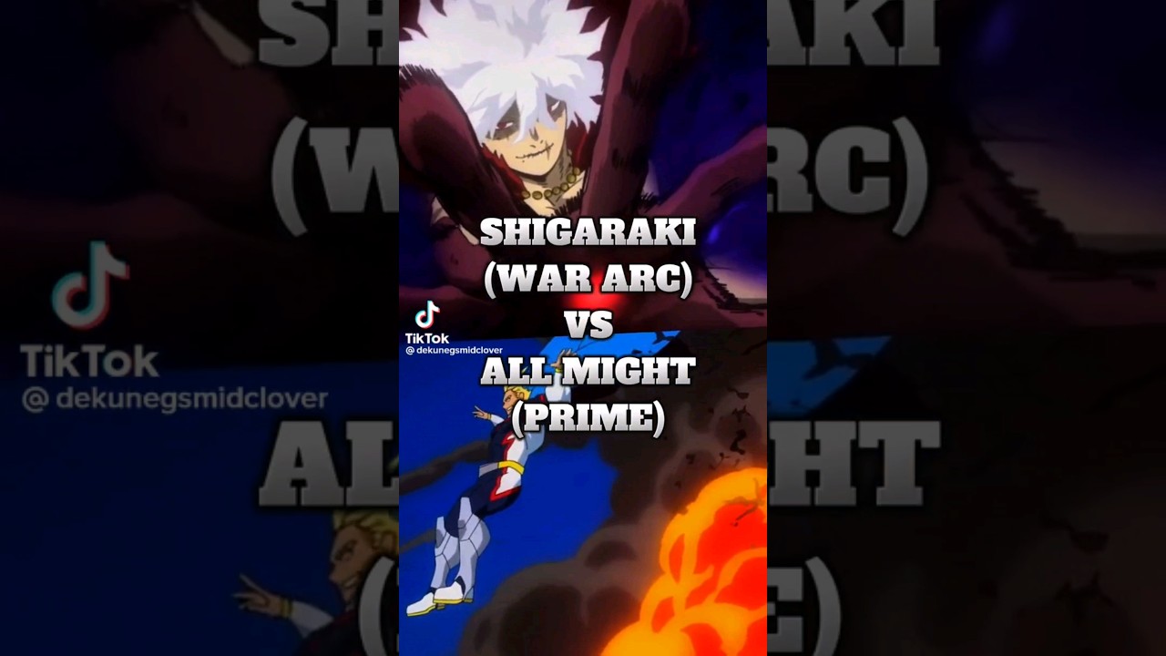 Prime All Might vs Shigaraki All For One mha s6 (Song: Wannabe) # ...