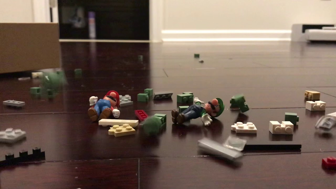 Mario and Luigi get hit by Legos/killed - YouTube