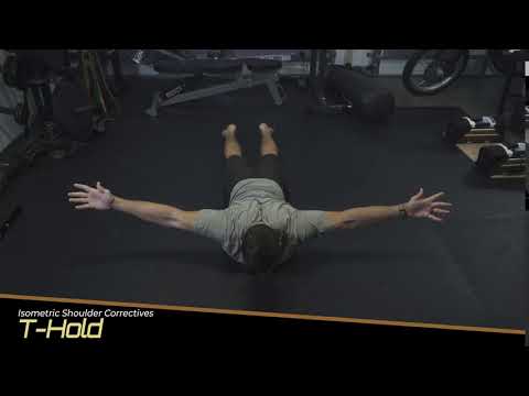 Isometric Shoulder Correctives | T Hold - YouTube