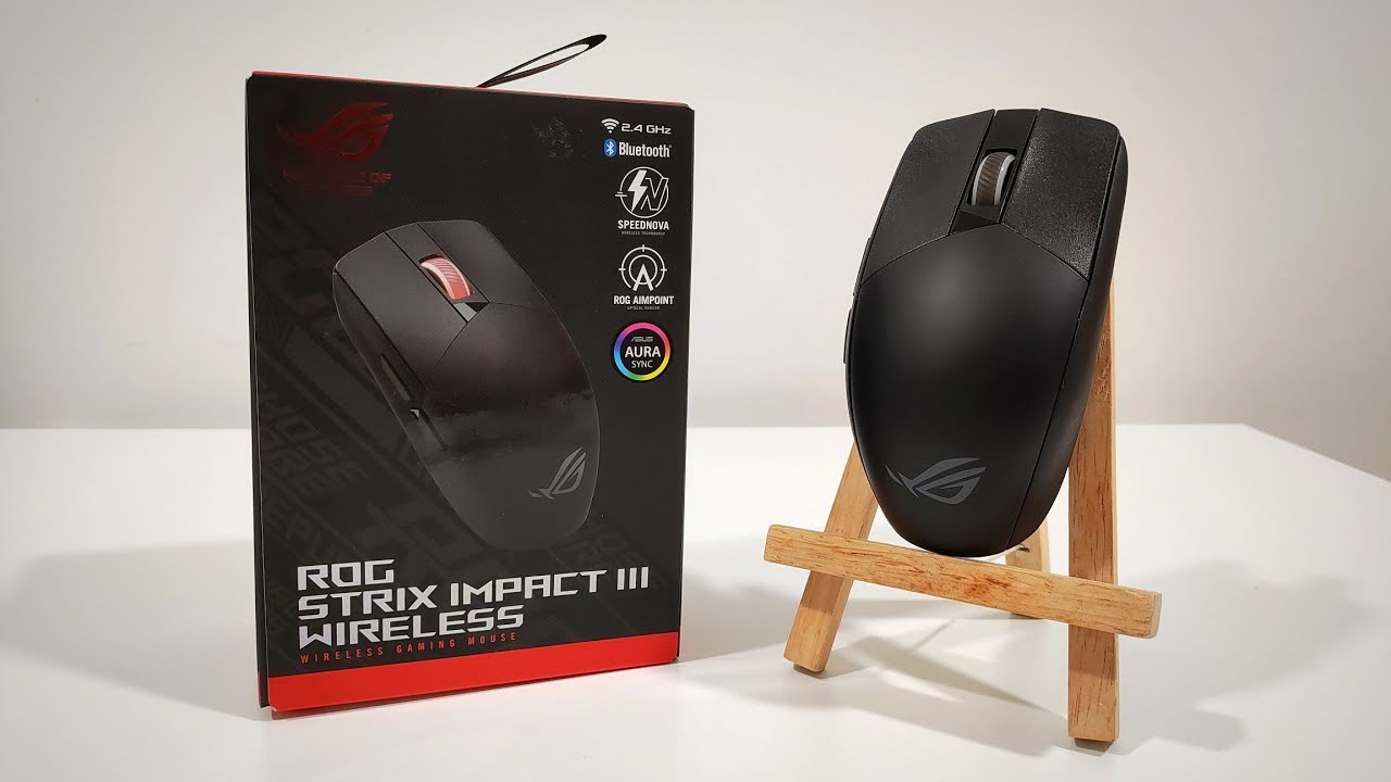 ROG STRIX MOUSE IMPACT 3 wireless unboxing - YouTube