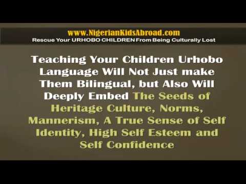Learn Urhobo Language Software for Urhobo Children Abroad - YouTube