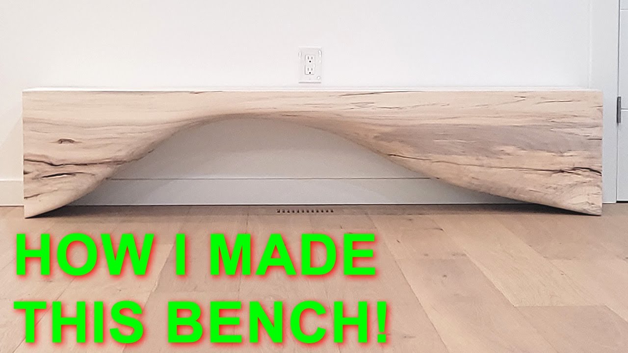 Power Carved Bench from a SINGLE LOG! - YouTube