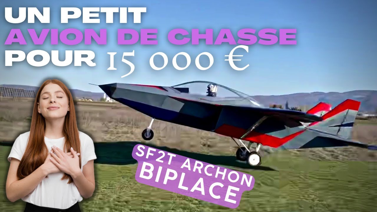 Le petit AVION de CHASSE biplace Archon SF2T ! - YouTube