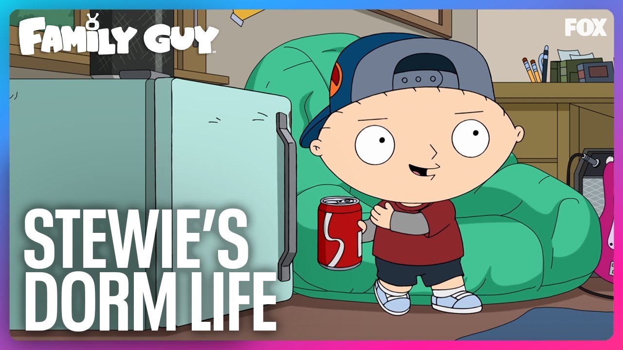 Stewie Gets A Mini Fridge And Becomes A College Bro | Family Guy - YouTube