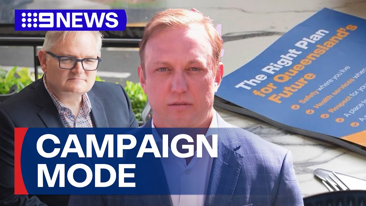 LNP and Labor frontbenchers in campaign mode across Queensland | 9 News ...