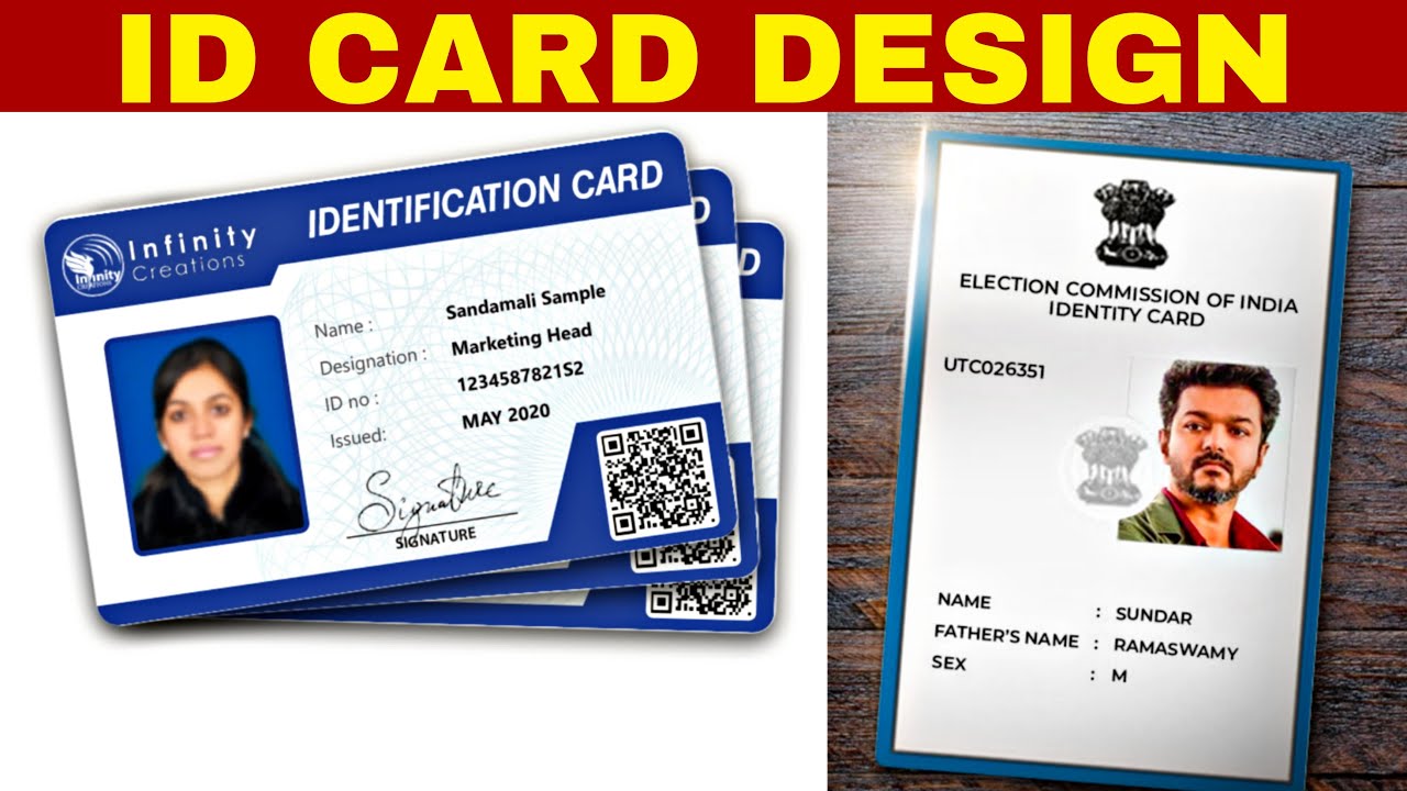 id card design | id card settings | id card design in photoshop | front ...