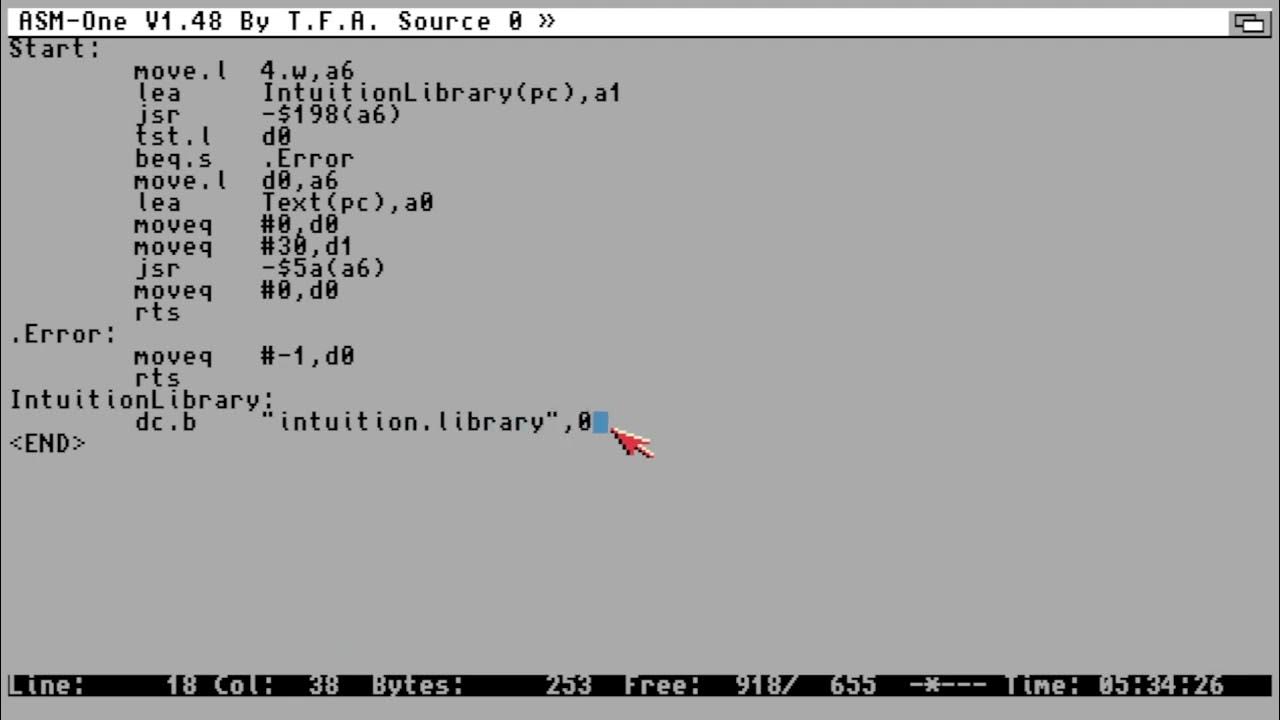 Commodore Amiga Assembly in 2022 - YouTube