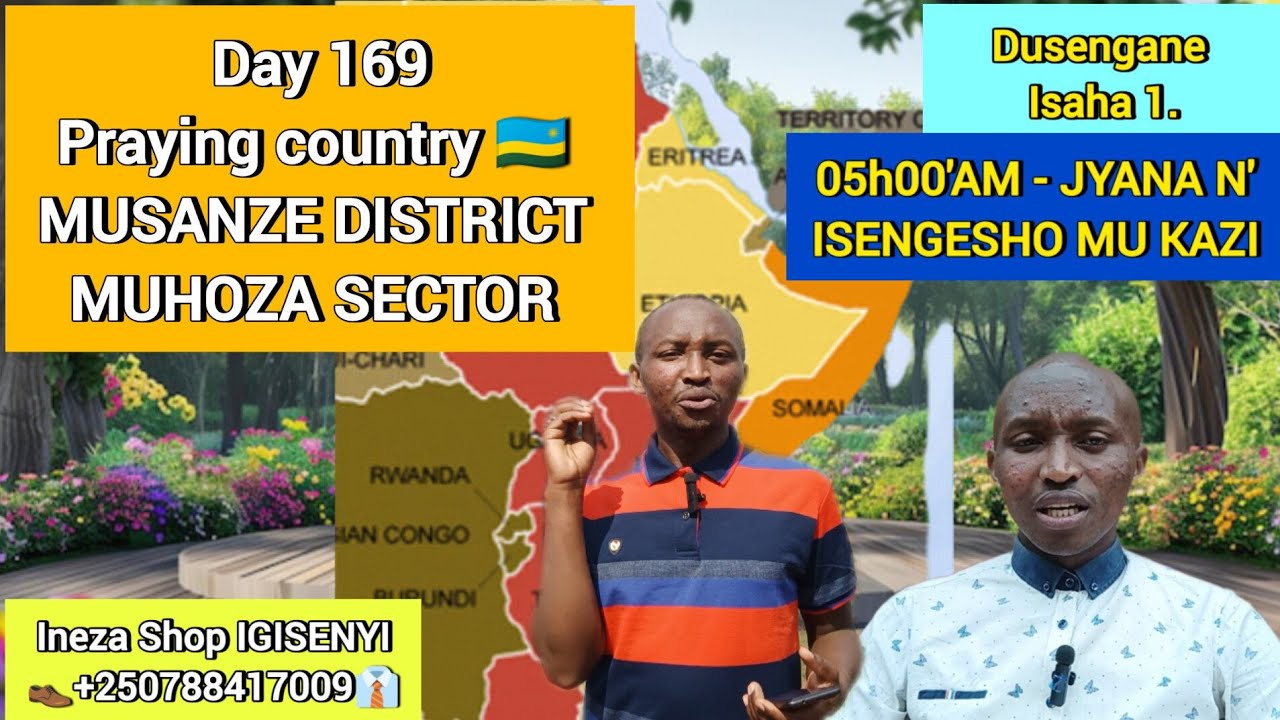 Day169:Praying for country🇷🇼, MUSANZE DISTRICT, MUHOZA SECTOR ...