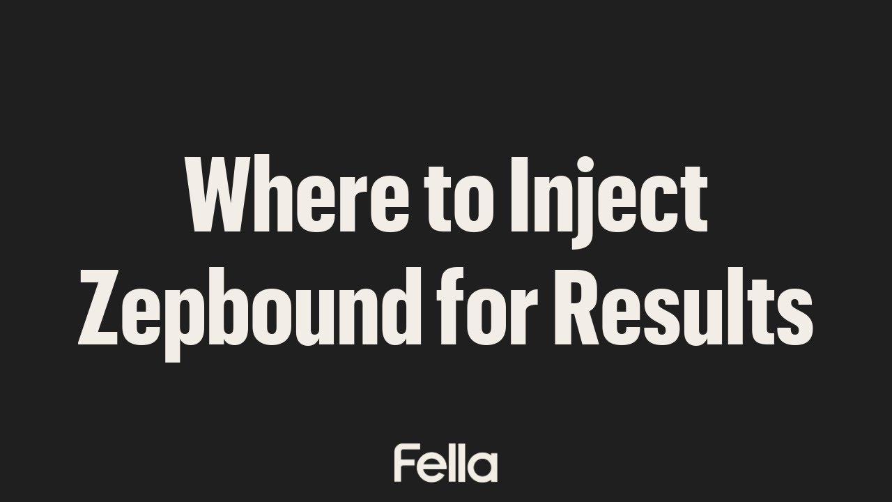 Where to inject Zepbound for best results and absorption - YouTube