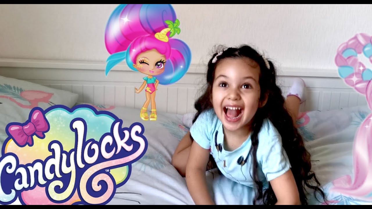 Unbox: Candylocks Scented Doll and Rainbow Unicorns Game / Лара ...