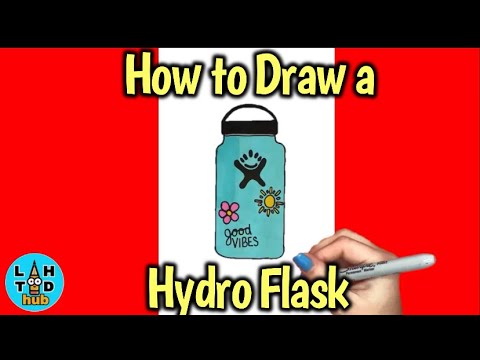 How to Draw a Hydro Flask Step by Step - YouTube