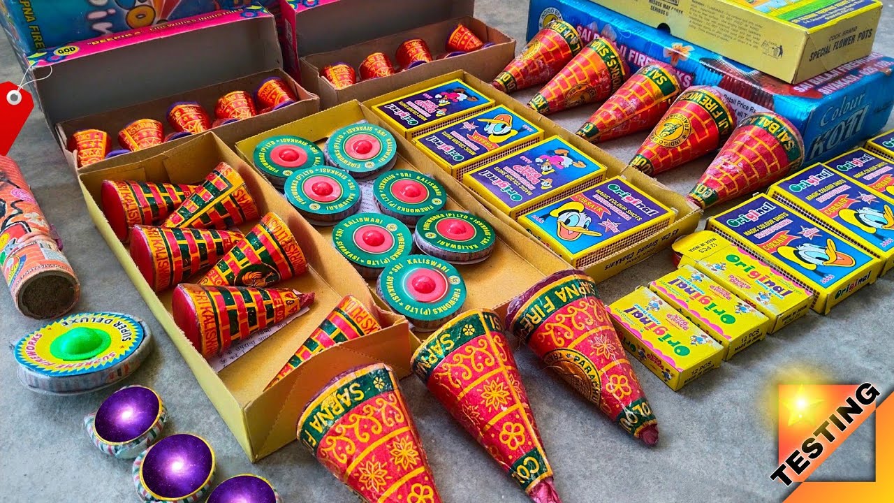 Diwali Firecrackers - Stash Testing 🥳 | Different Types of Anar Testing ...