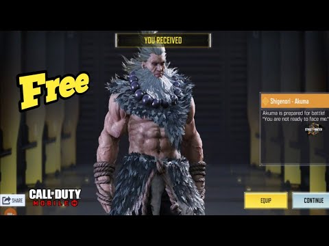 Free Legendary Shigenori Akuma COD Mobile #codm #callofdutymobile # ...