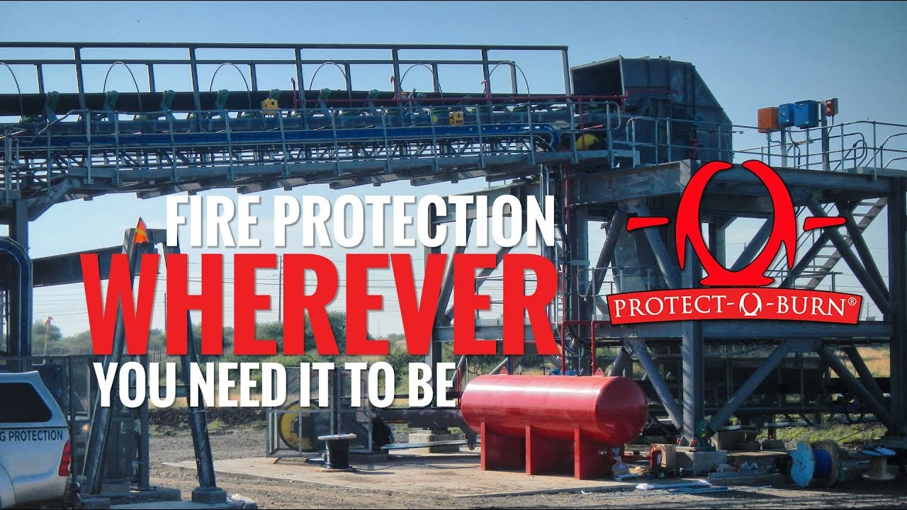 Protect-o-Burn Conveyor Belt Fire Protection - YouTube