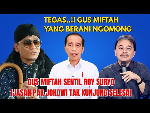 Gus Miftah Terbaru 2025 Sentil Roy Suryo Ijasah Pak Jokowi Tak Unjung Selesai