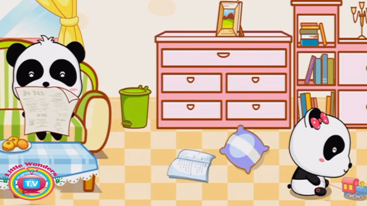 Baby Panda Daily Necessities - Kids Learn How to Take Care of Babies ...