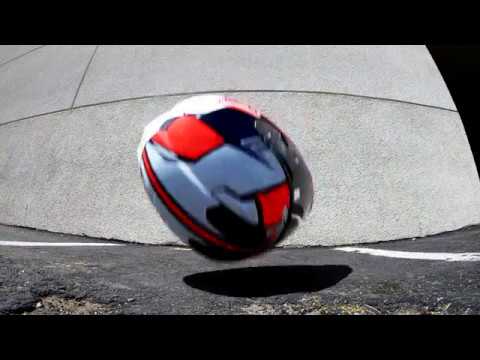 SLOW MO Helmet Drop HJC CL-17 - YouTube