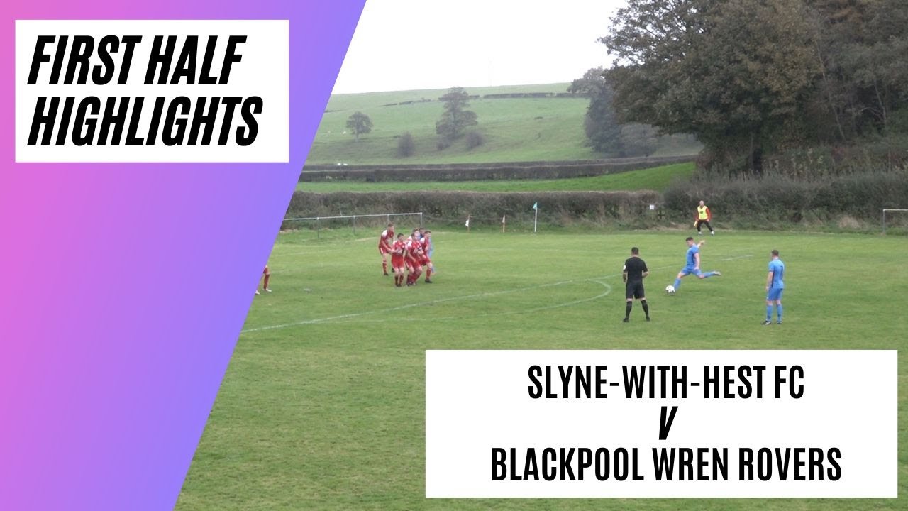 CONTROVERSIAL & EVENTFUL FIRST HALF! | Slyne-with -Hest v Blackpool ...