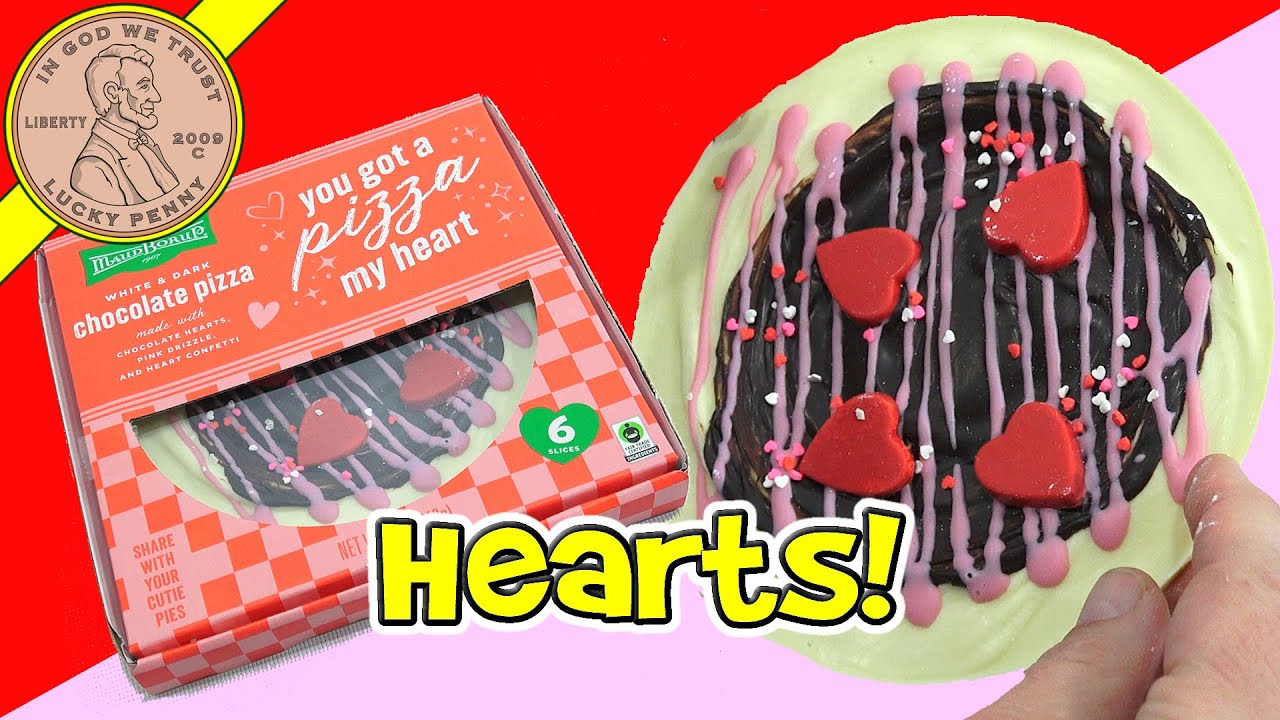 Maud Borup White & Dark Chocolate Pizza My Heart Valentine's Day Review ...