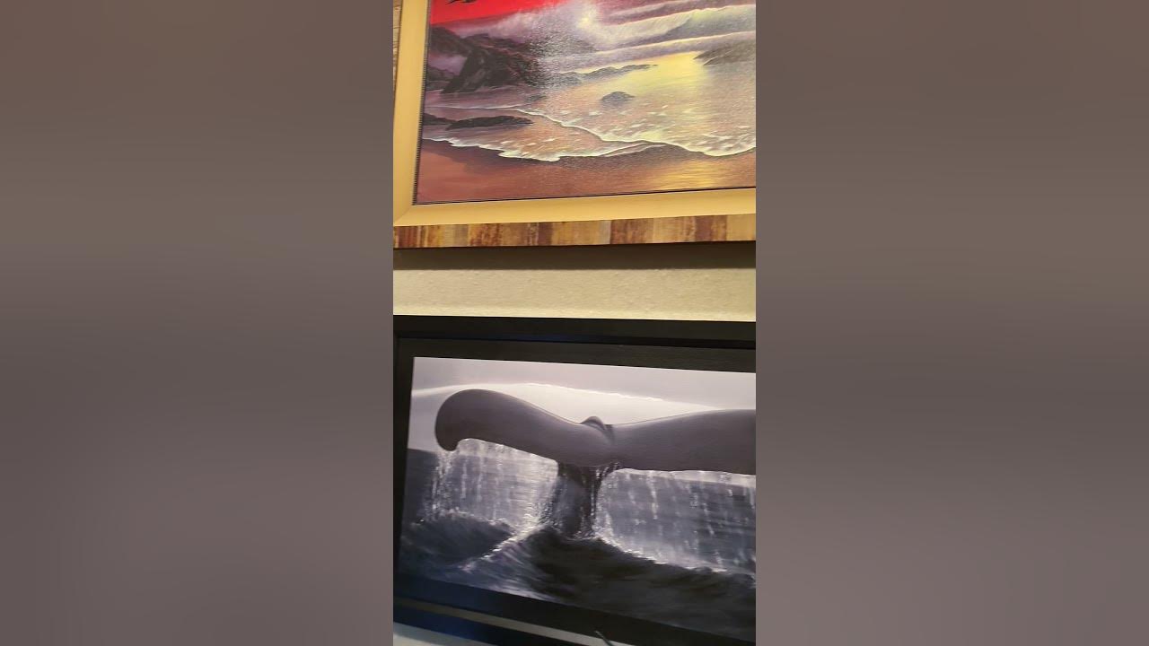 Lucky to see Original Wyland picture at the Hawaii. - YouTube