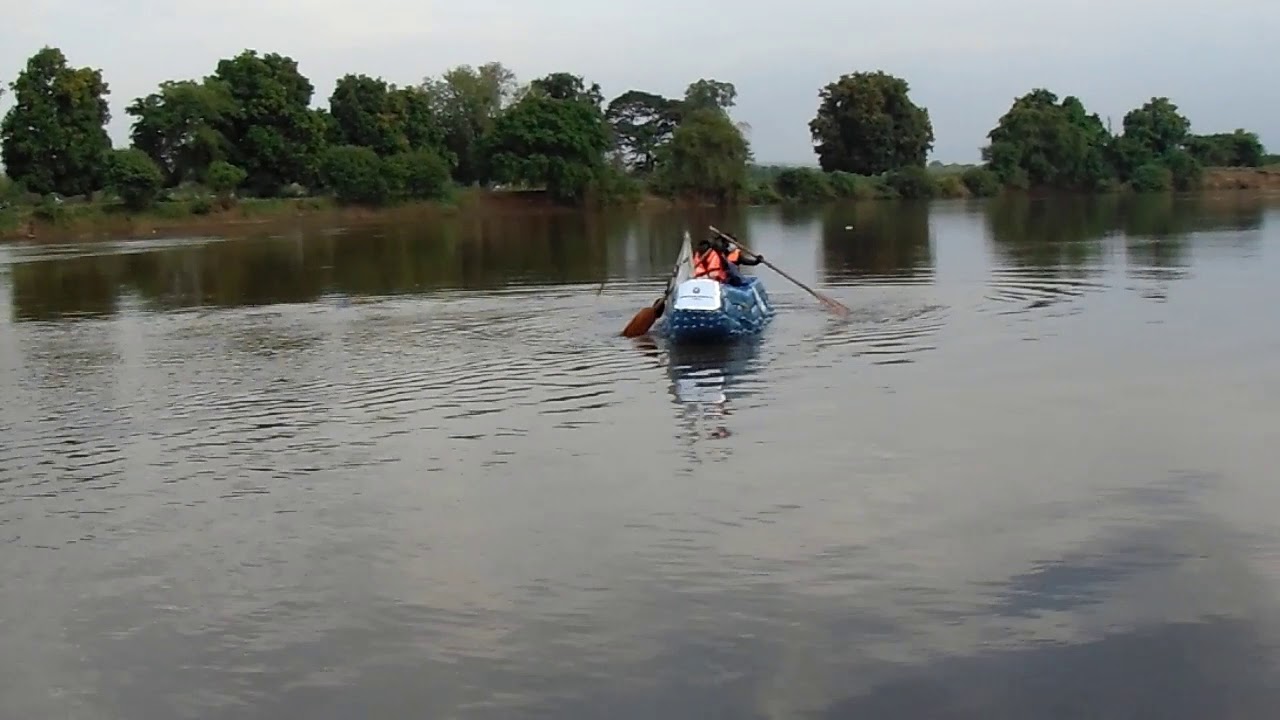 Ecoboat first trial in Baro river, Gambella - YouTube
