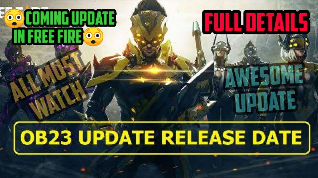 Free fire coming update OB23│Full details│😎Watch fully to know about ...