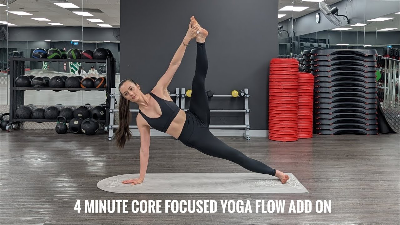 4 Minute Core Focused Yoga Flow Add On #yoga #yogapractice #yogalife # ...