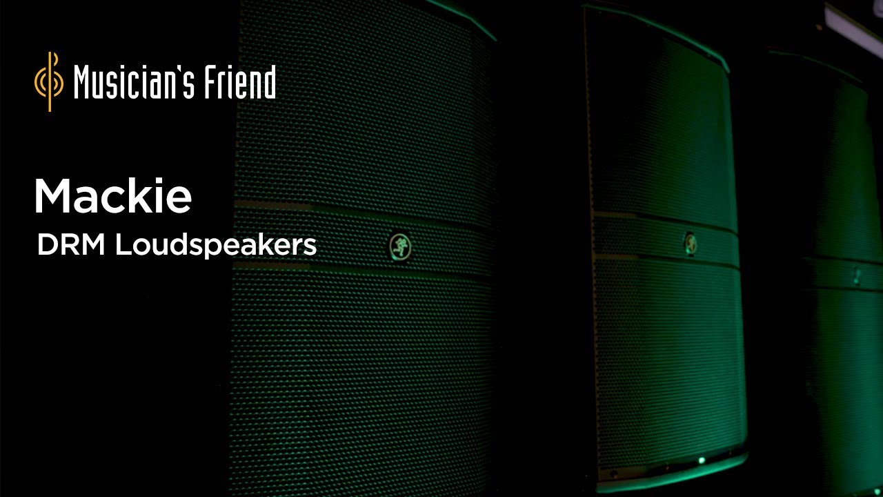 Mackie DRM Loudspeakers - Features and Specifications - YouTube