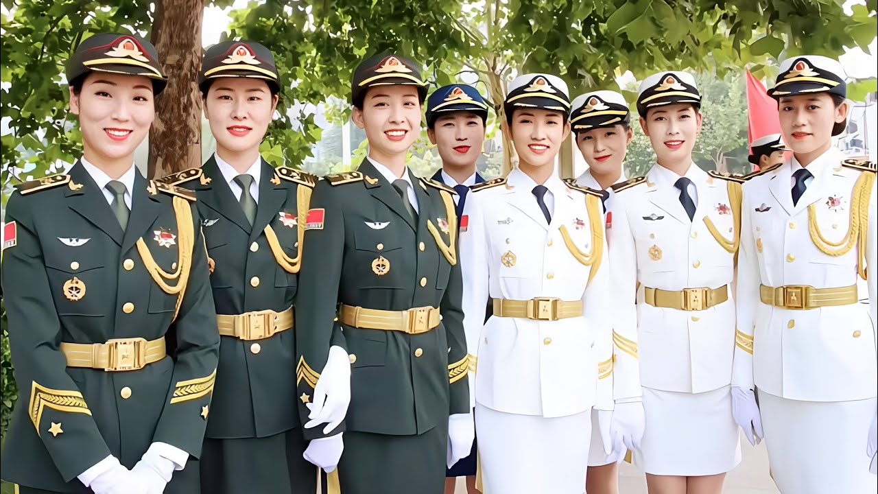 👍Military Parade - Chinese Female Soldiers P3 / 中國仪仗女兵—大國女兵的自信和力量—大閱兵女兵 ...