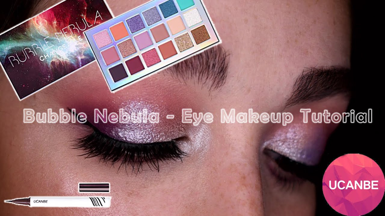 Bubble Nebula Palette - Eye Makeup Tutorial - Ucanbe Makeup - YouTube