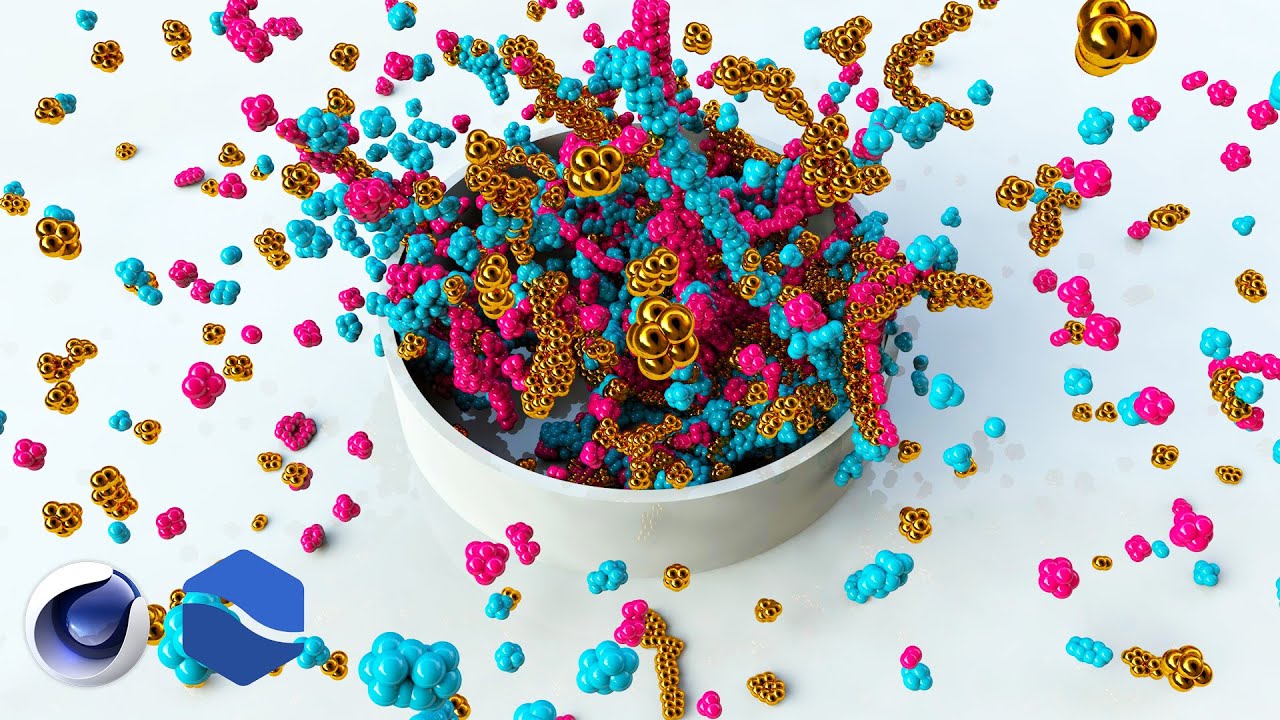 Cinema 4D RealFLow Tutorial - Cute Particle Animation - YouTube
