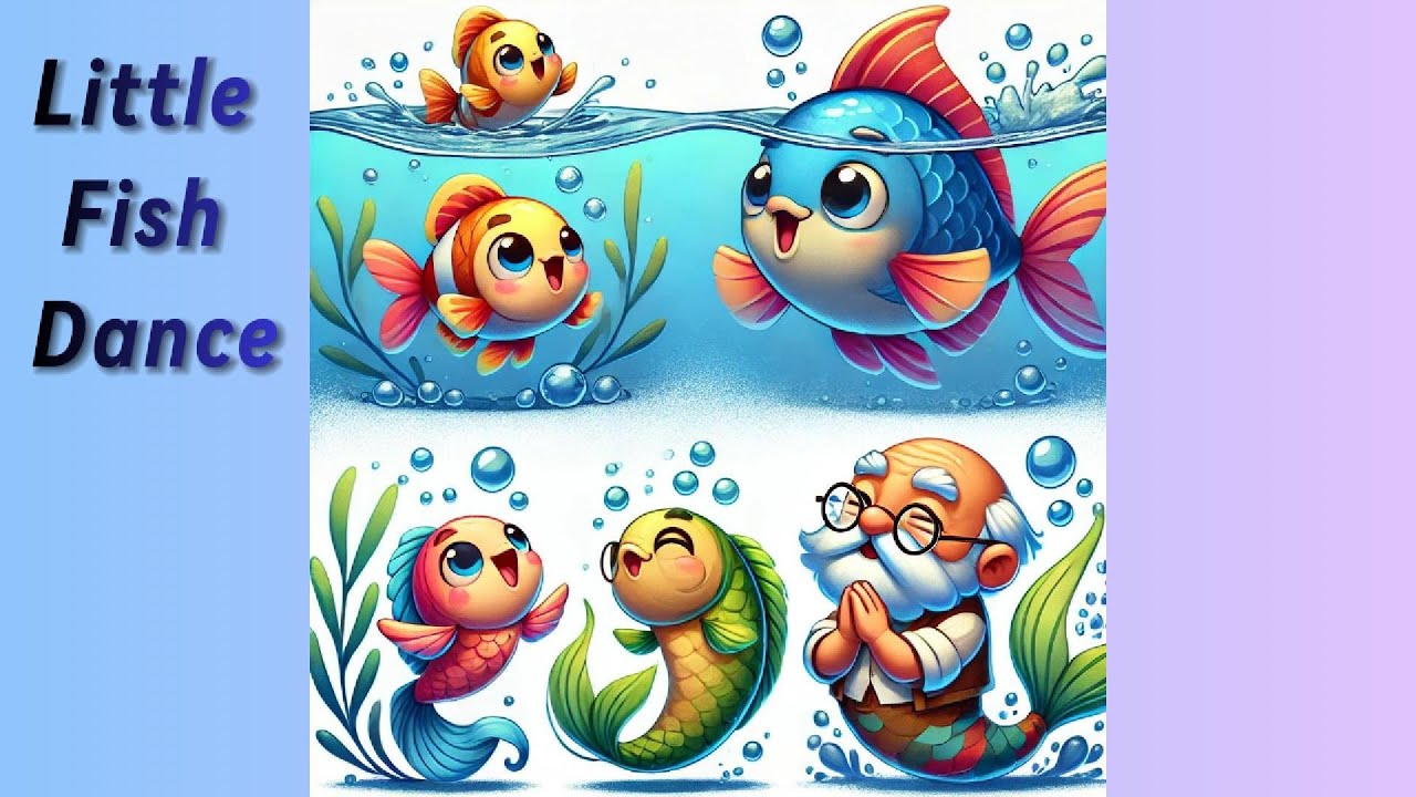Fun Family Fish Song for Kids - AI Animated 3D Fish Family Adventure ...
