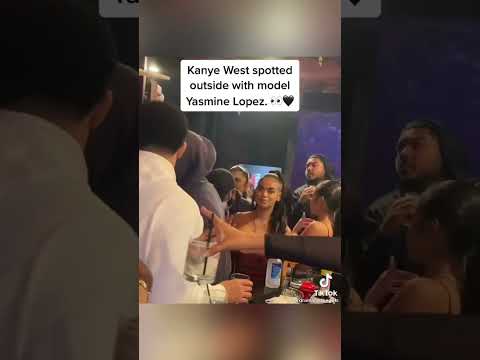 Kanye was spotted with Yasmine Lopez