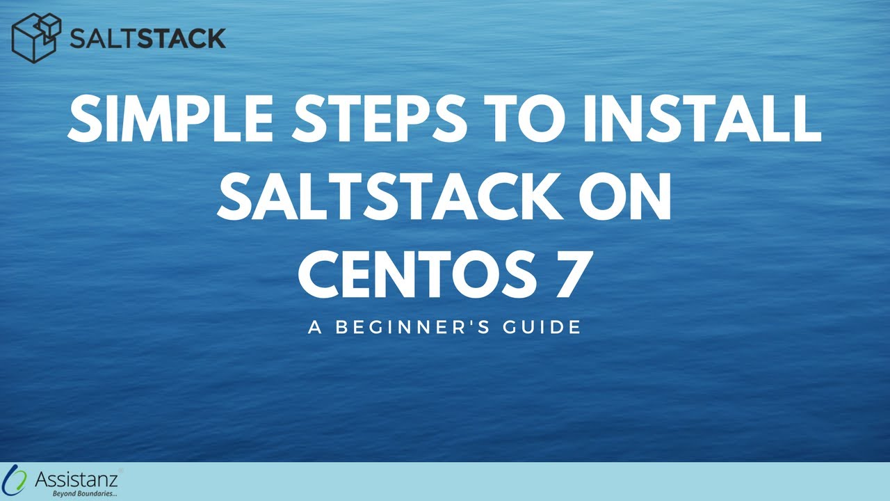 Installing SaltStack on CenOS 7 - YouTube