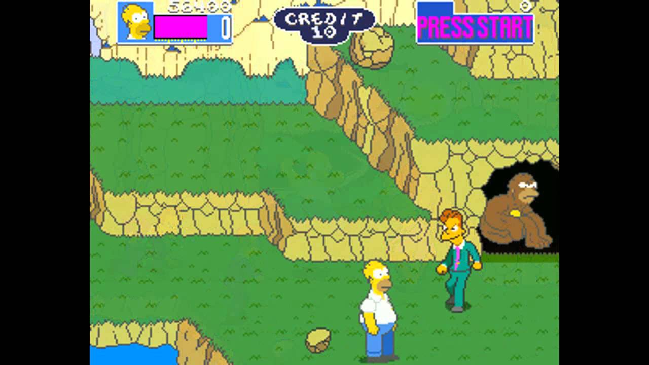 The Simpsons Arcade OST Springfield Butte - YouTube