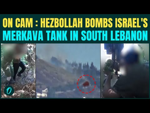 Hezbollah ATTACKS Israeli Tank: CHILLING Footage Shows Merkava Under Fire in South Lebanon