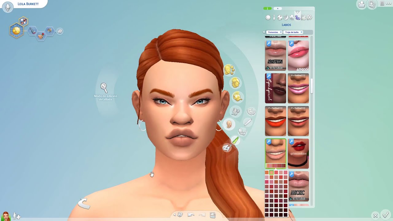 Los sims 4 - Modificando a leila. - YouTube