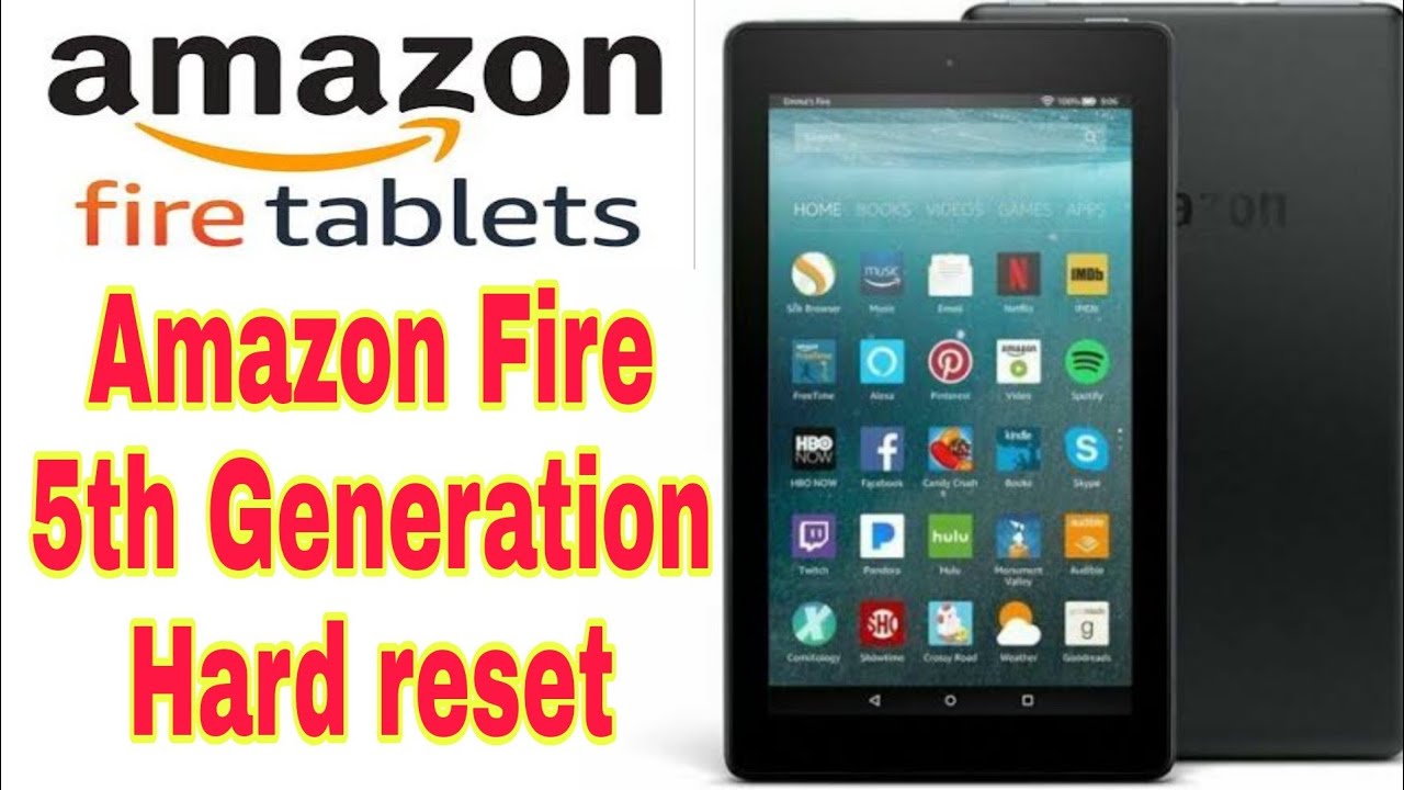 Amazon Fire 5th Generation Hard reset | Amazon Fire 5th Generation ...