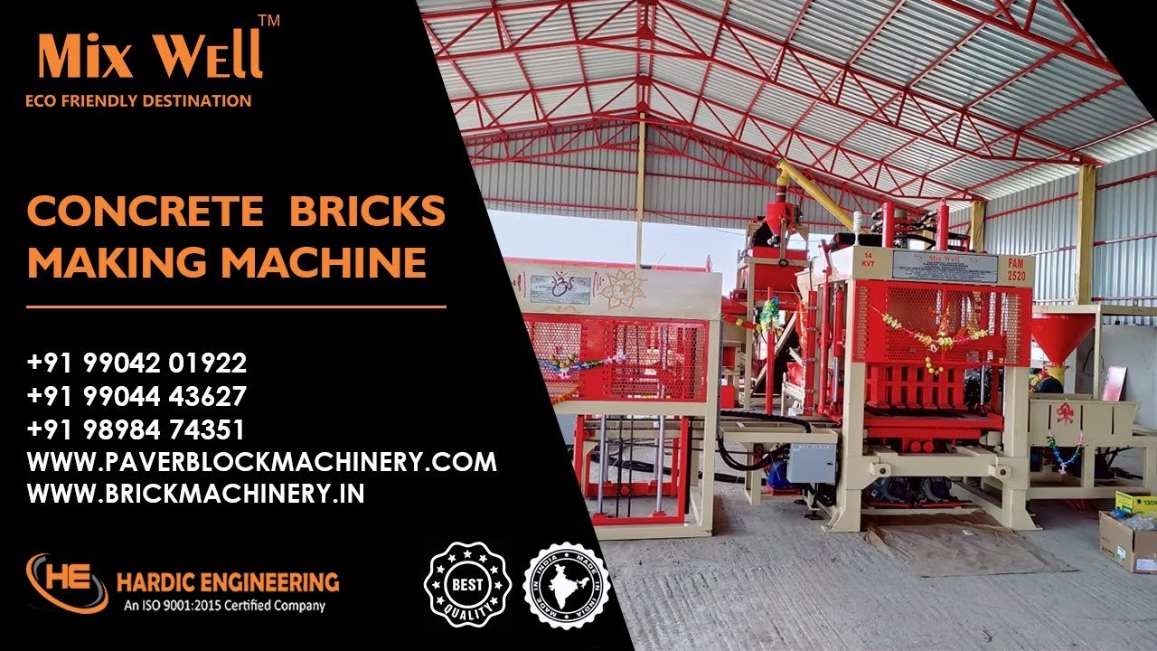 Automatic Fly ash Brick Machine in Punjab|Automatic Brick Making ...