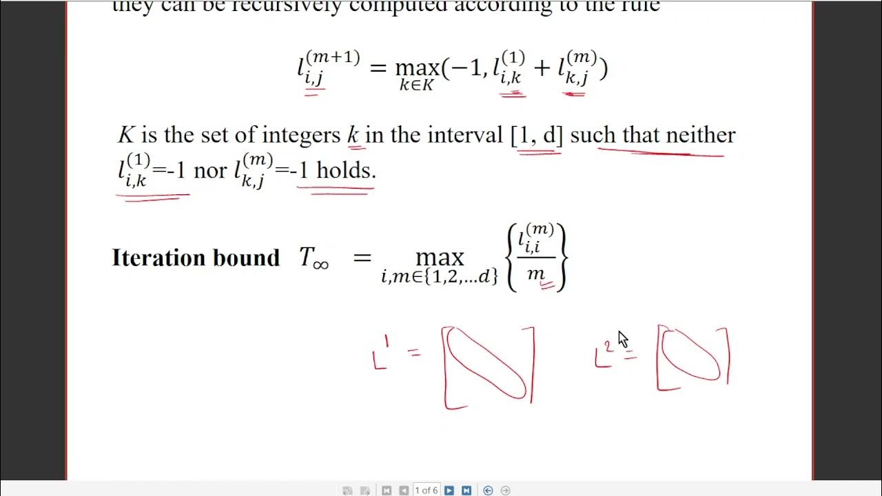 Longest path matrix algorithm LPM #GATE #LPM #semesterExam #VLSI - YouTube