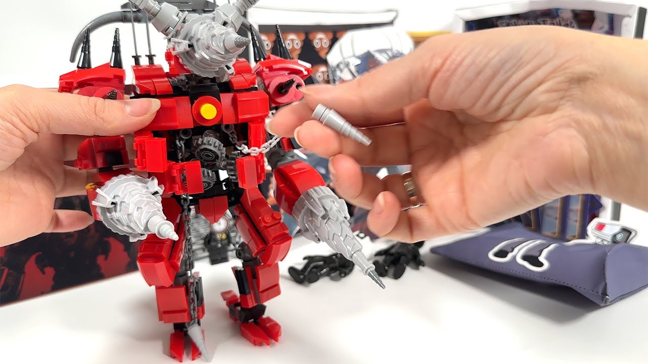 Making LEGO Skibidi Toilet Multiverse | Upgraded Titan Drillman ...